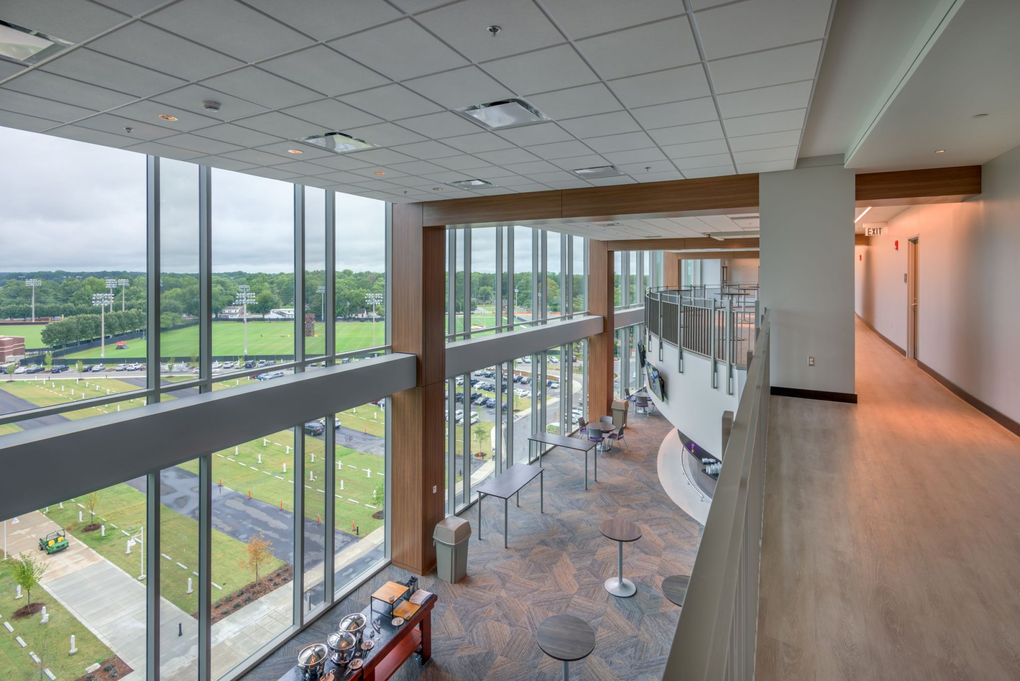 ECU pressbox interior 3 - T. A. Loving Company